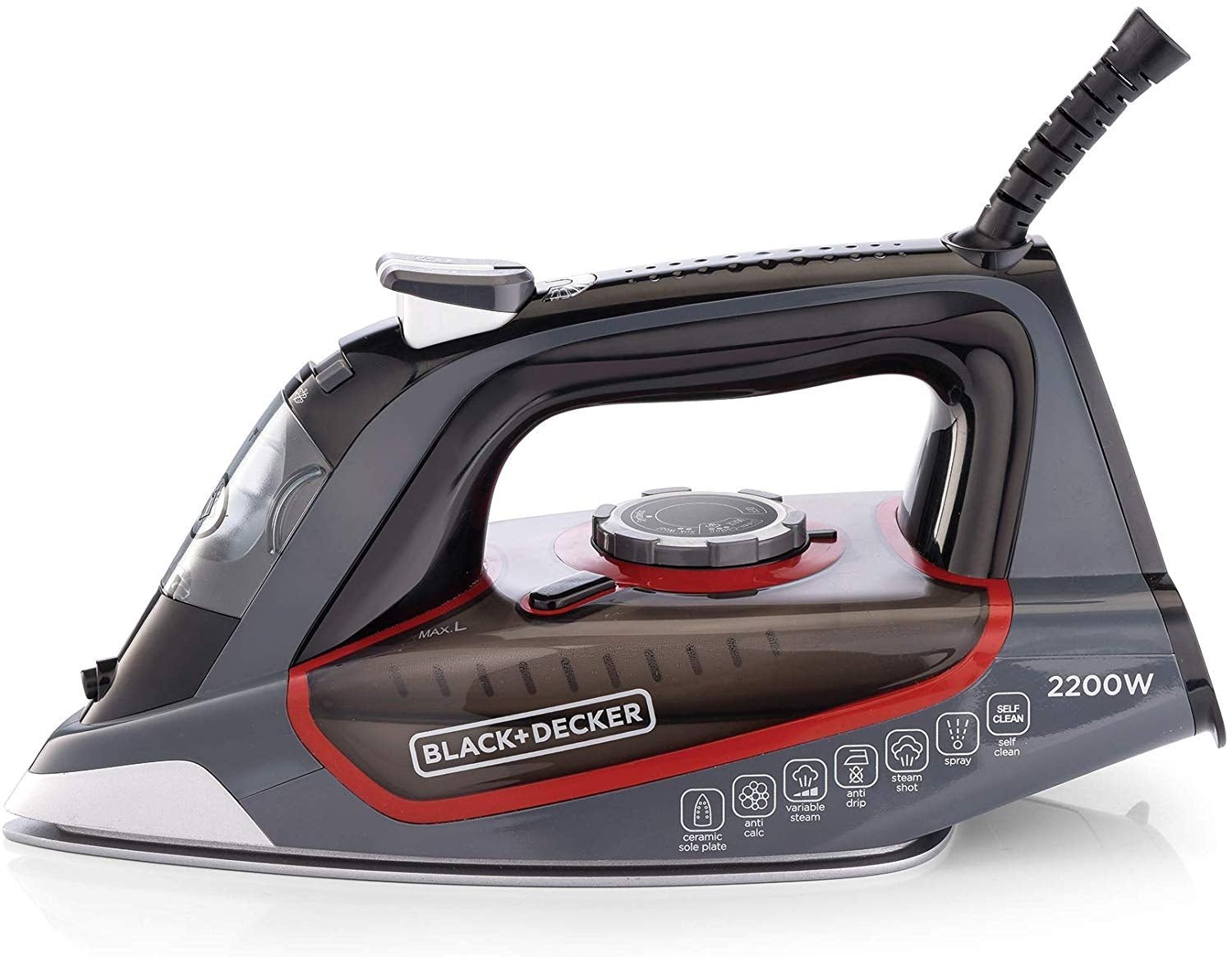 Black and Decker X2050-B5 2200 Watt Iron 220 240 Volts