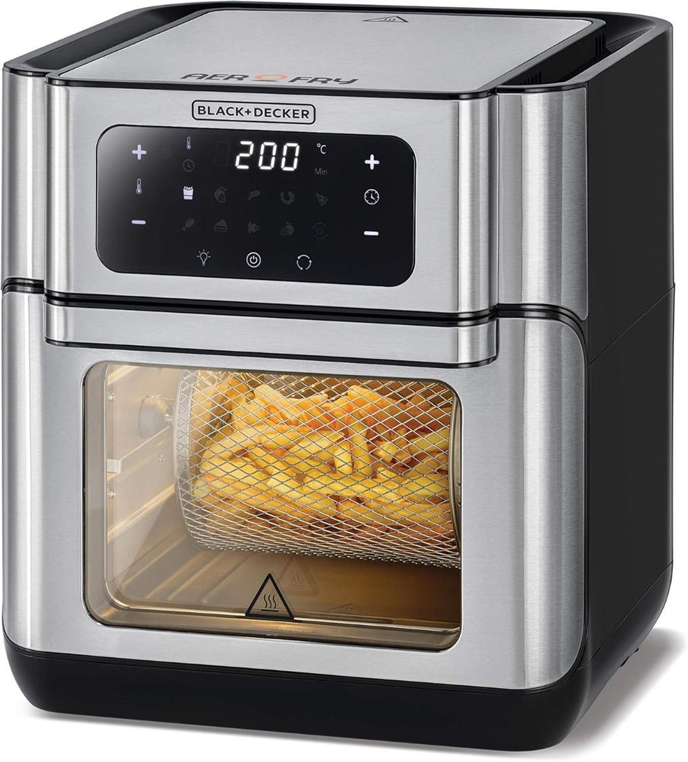 Black & Decker 220 volt air fryer oven 12 liter Digital Air Fryer 1500