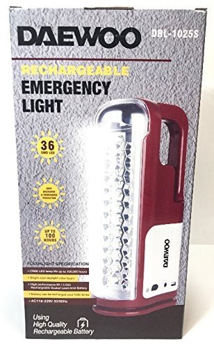 Daewoo DRL-1025S Rechargeable LED Lantern 220 Volts