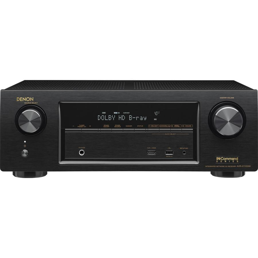 Denon AVR-X2100W 220 / 240 Volts AV Receiver Amplifier 7.2 Channel Full ...