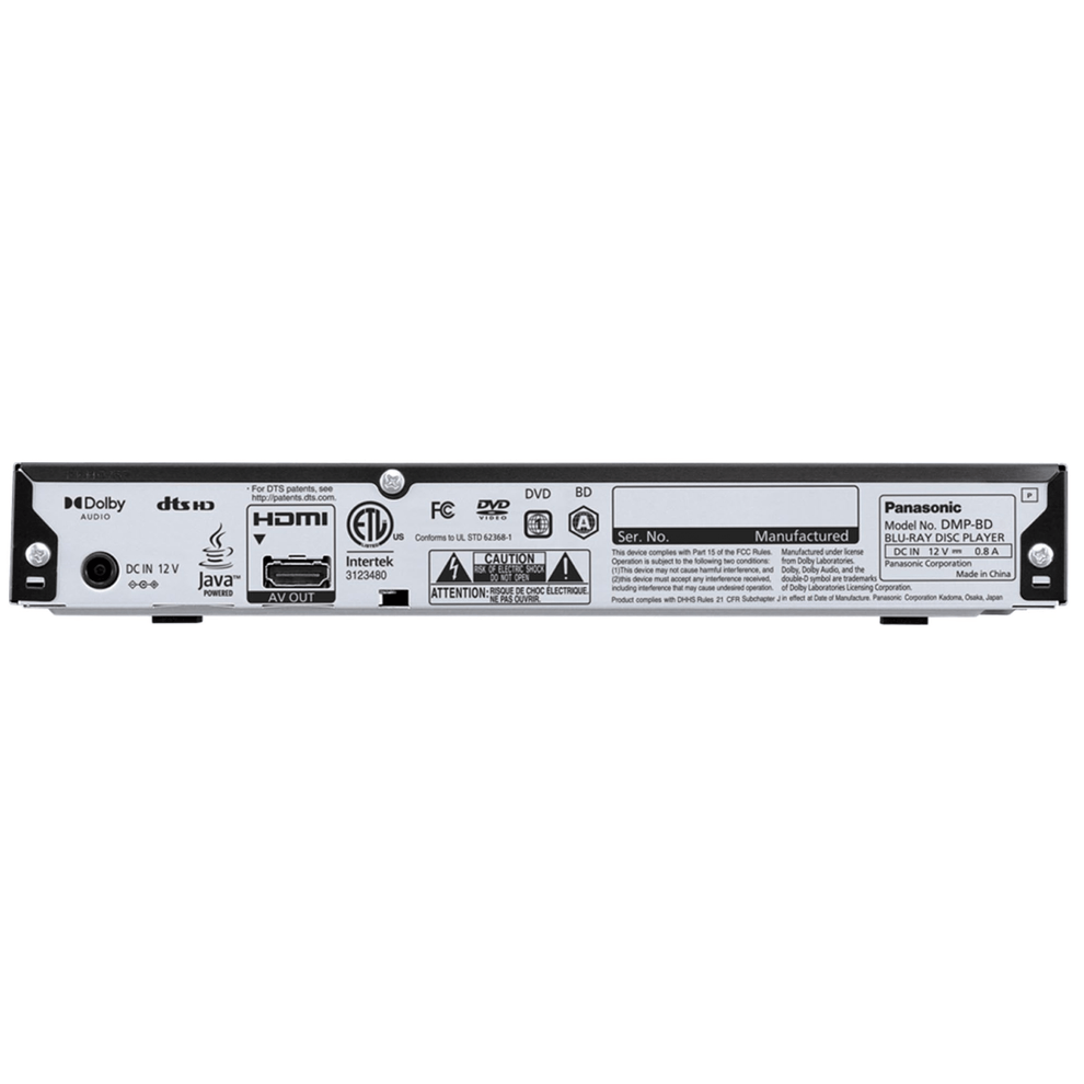 Panasonic DMP-BD Region Free Blu-ray player