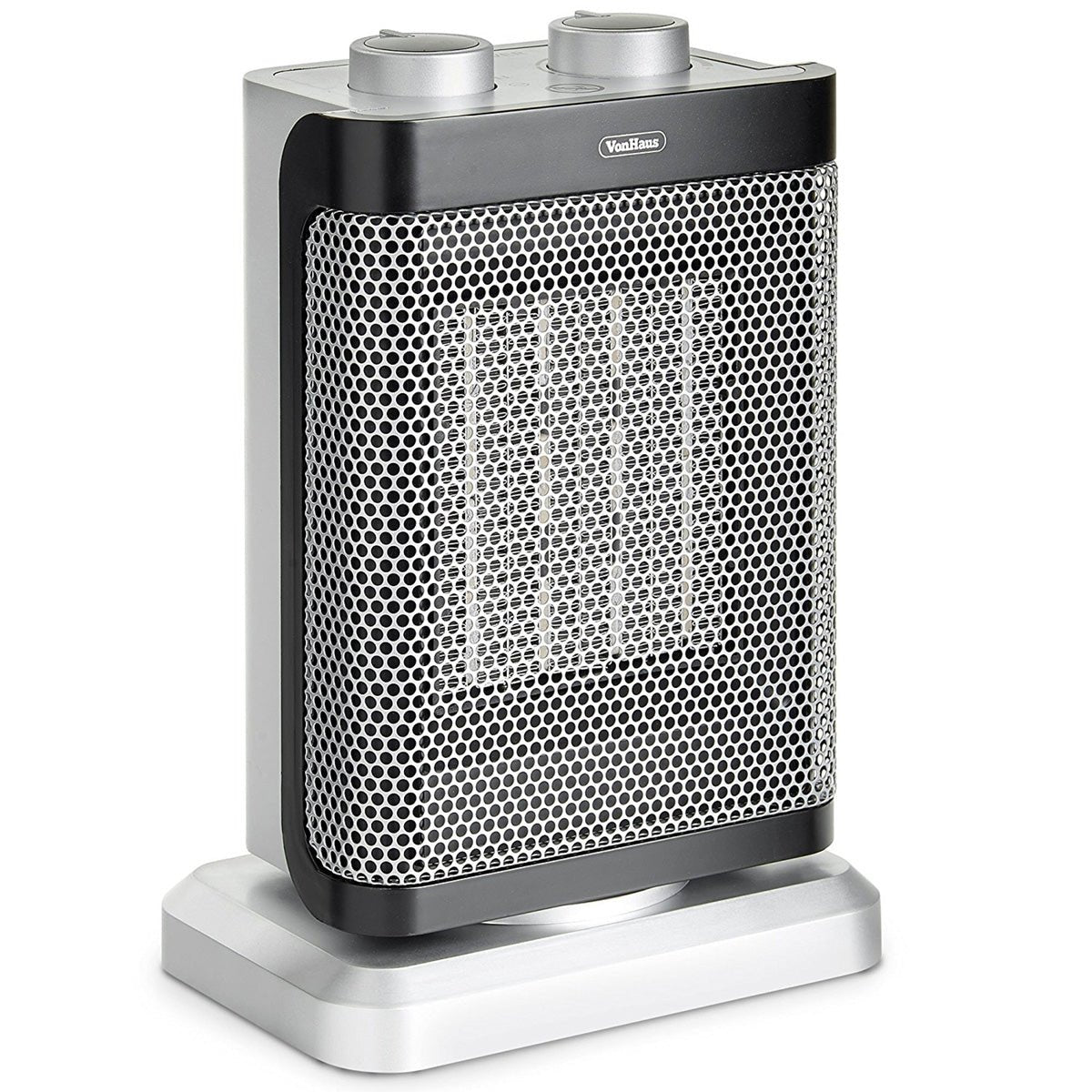 Vonhaus 14075 Oscillating 1500-Watt Electric Ceramic Heater for 220 Vo